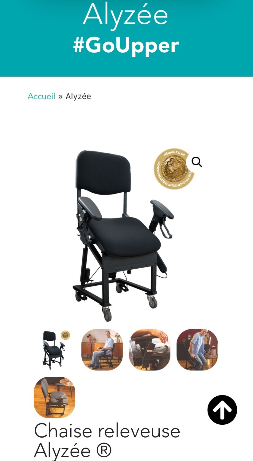 Alysée chaise releveur